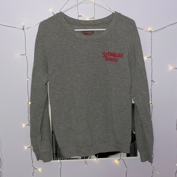 Stranger Things | Sweaters | Grey Stranger Things Sweater | Poshmark